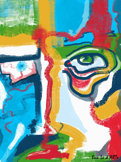 Abstract expression, oil painting on canvas| Le d’ARTe – le d'ARTe
