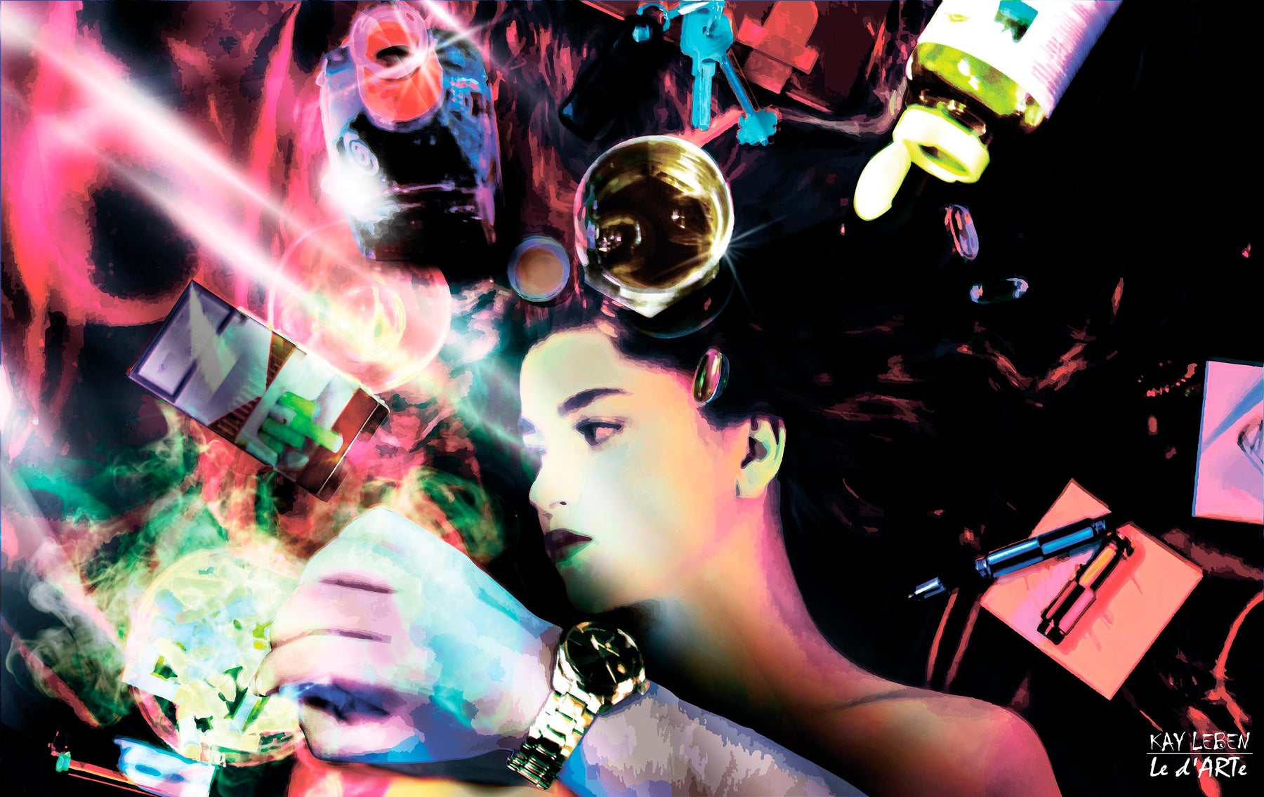 Modern Morality, unique pop art on canvas, | Le d’ARTe – le d'ARTe